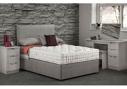 3ft6" Extra Wide Single Deep Quilted Divan Bed | Helibeds